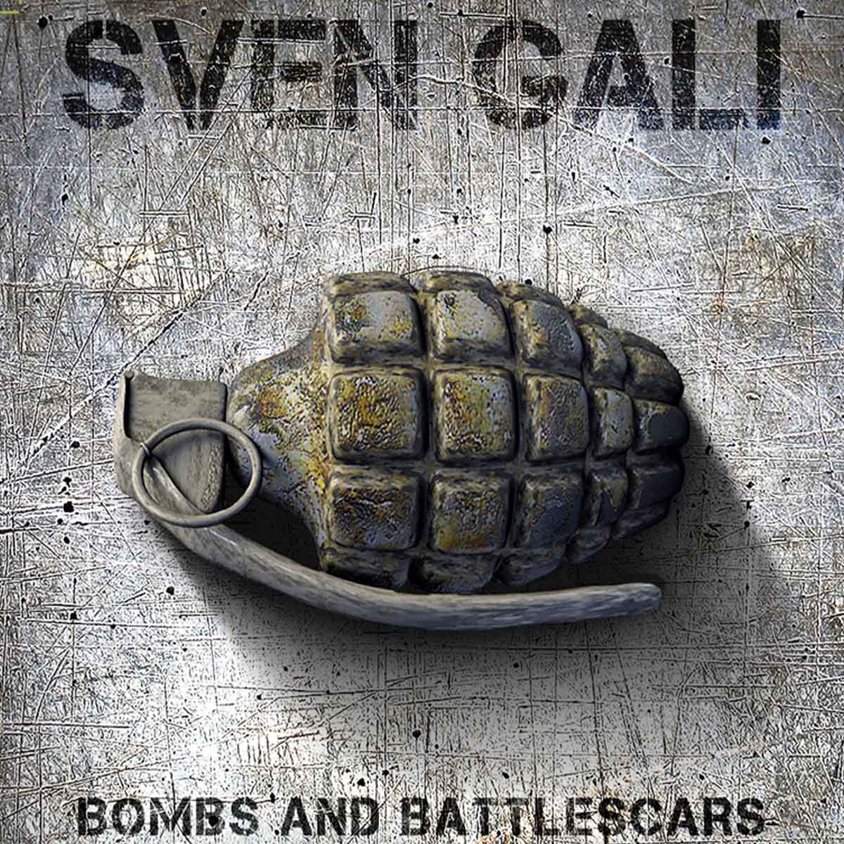 SVEN GALI Bombs & Battlescars CDs and LPs – RockPaperMerch